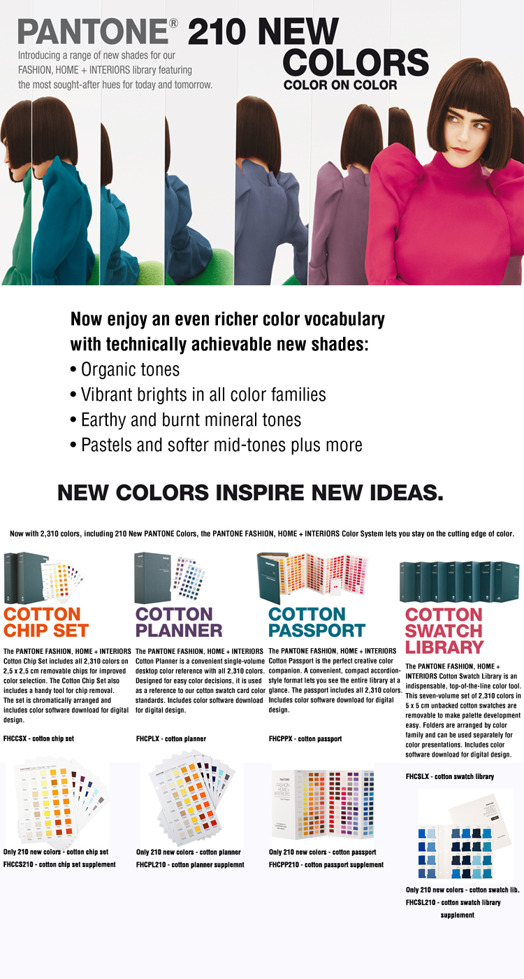 PANTONE 210 New Colors | mode...information ltd. Fashion Trend ...
